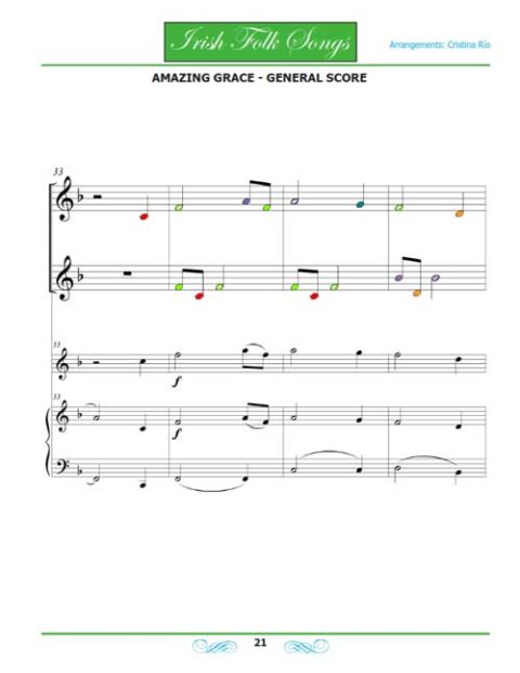 Libro de partituras "Irish Folk Songs" para Boomwhackers, campanas de ...